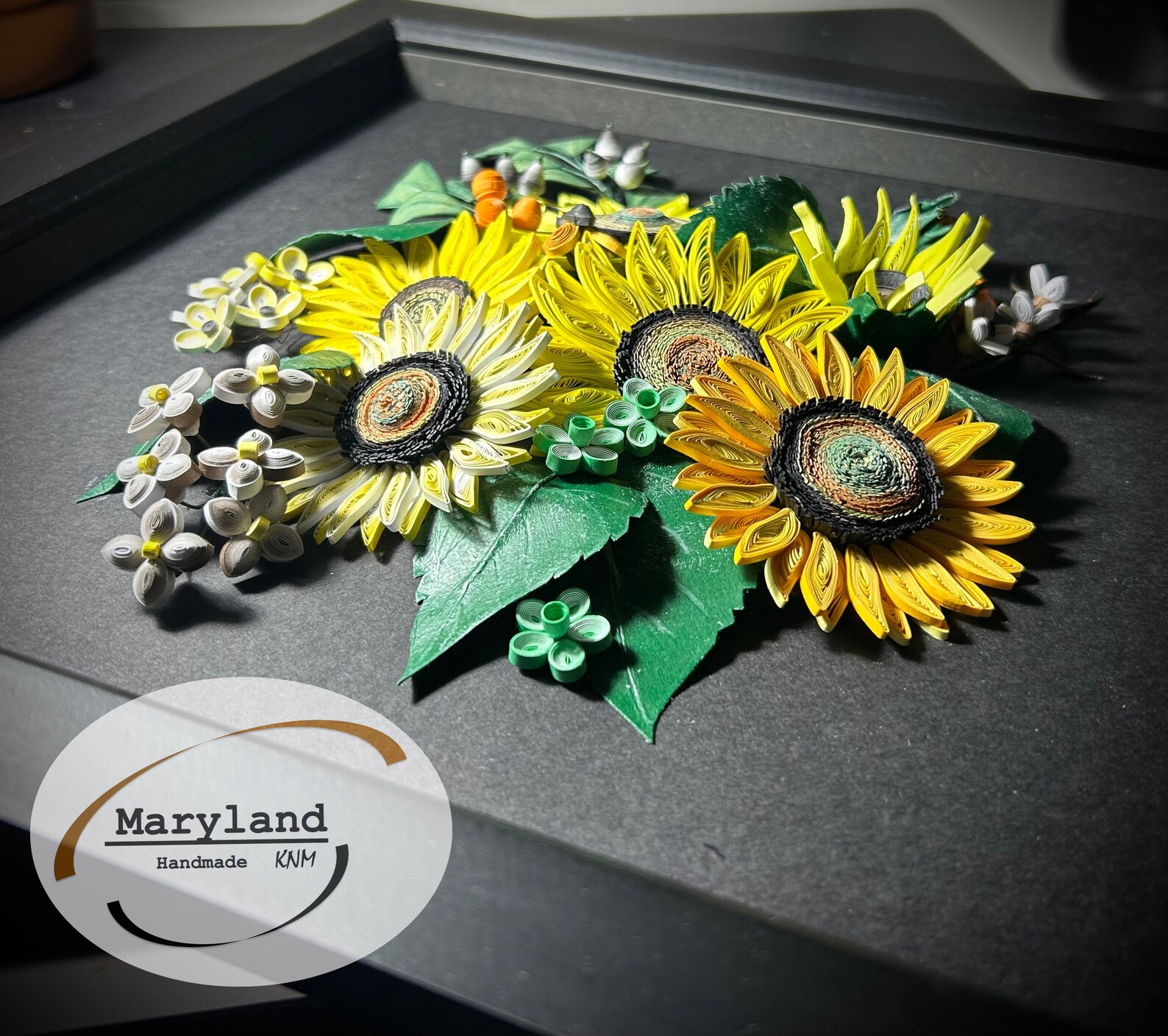 3D Quilled Sunflowers, Colorful Summer Sunflowers, Paper Quilling ...