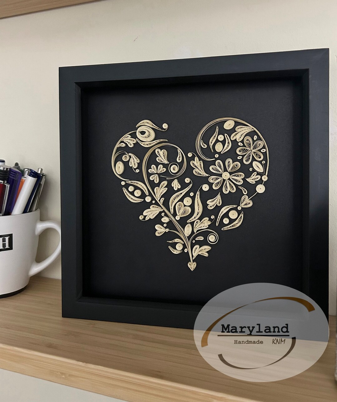 Folk Heart From Paper, Folk Art Pattern, Folk Art Valentines Day Heart ...