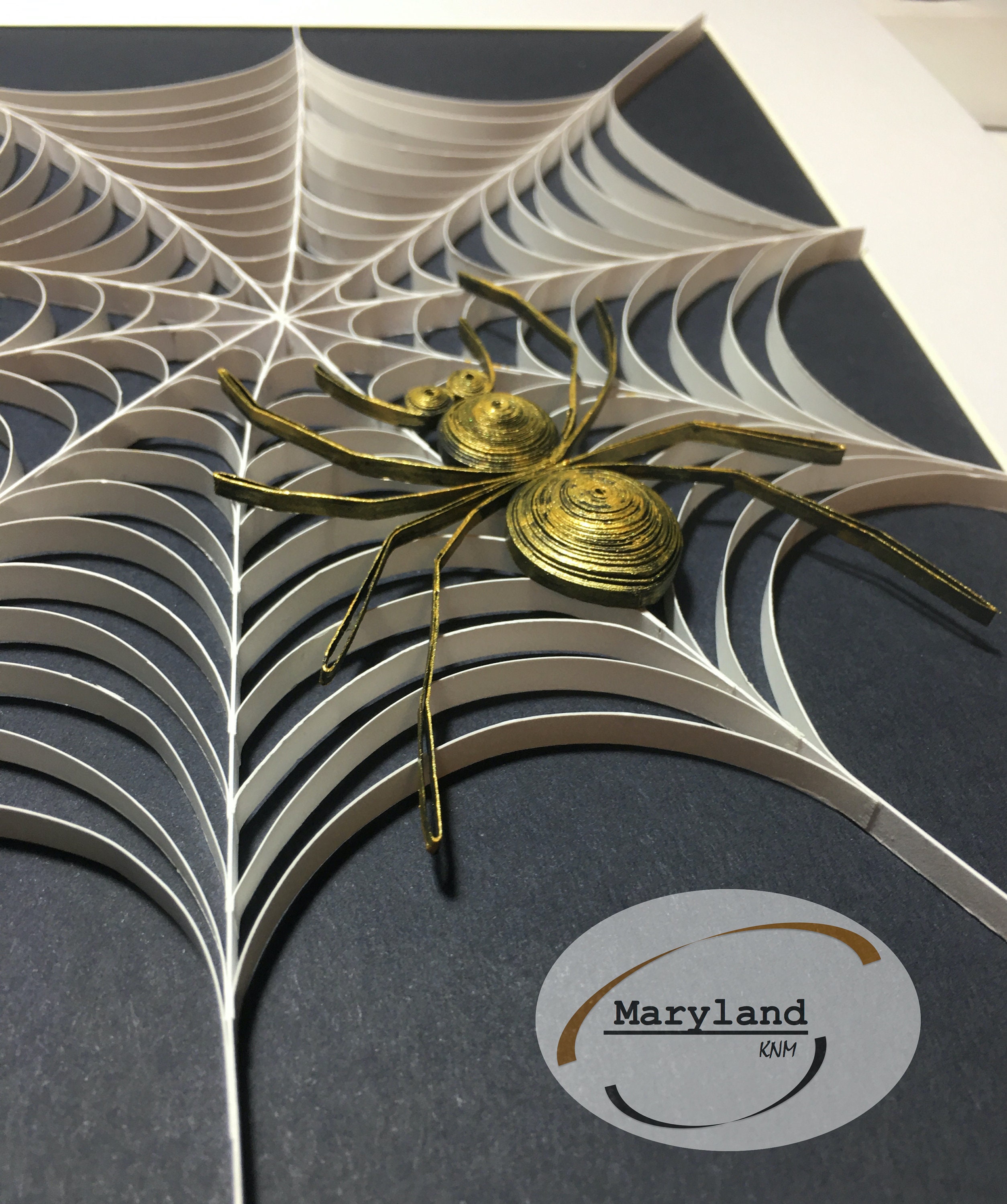 Spider From Paper, Quilling Paper, Wall Decor, Home Decor, Handcrafted ...