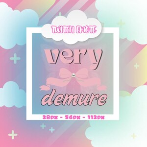 Very Demure Emote PNG 3 Sizes Meme Emote for Twitch and Discord - Etsy ...