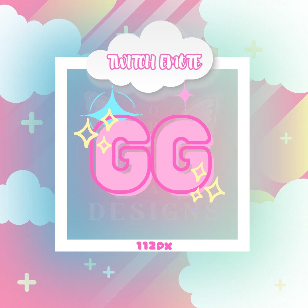 Animated GG Sparkle Emote Emote for Discord and Twitch Gg Emote ...