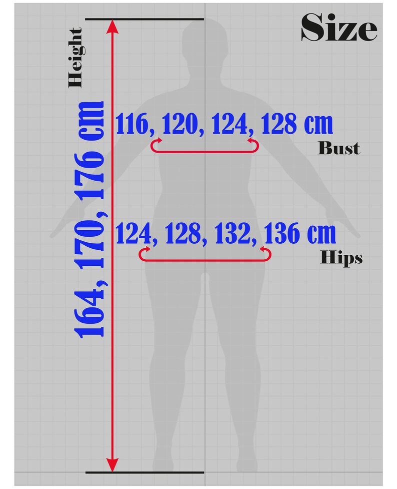 PDF Summer Casual Shirt Dress Sewing Pattern / Plus Size Bust 116-128 ...