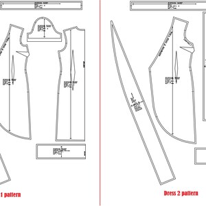 PDF Summer Wrap Dress Sewing Pattern / Five Sizes Three Height Dress ...