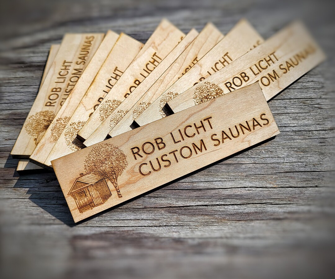 Small Wood Plaques, Small Wood Signs, Custom Business Card, Business ...