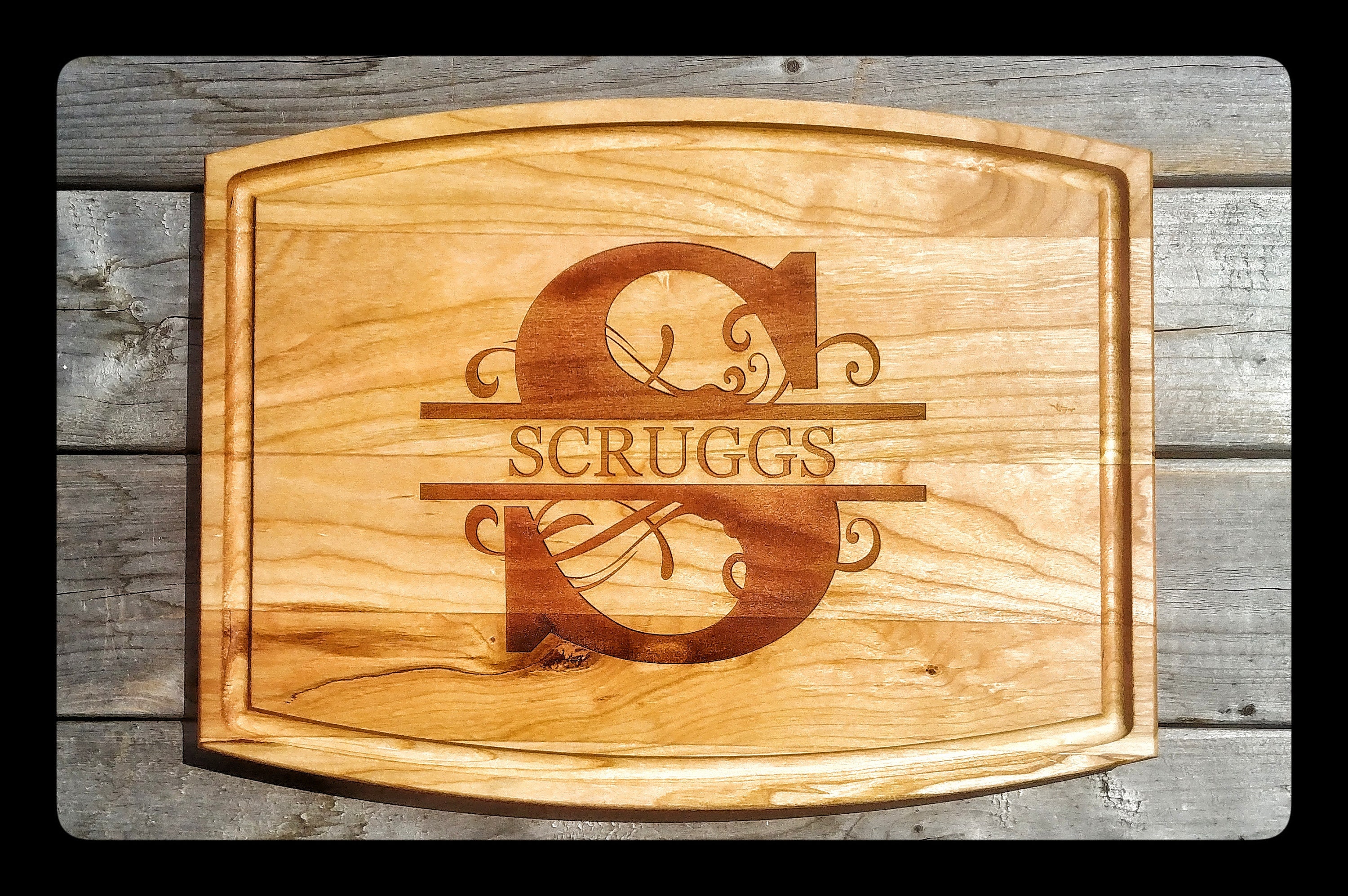 Cutting board personalized board custom cutting board wood | Etsy