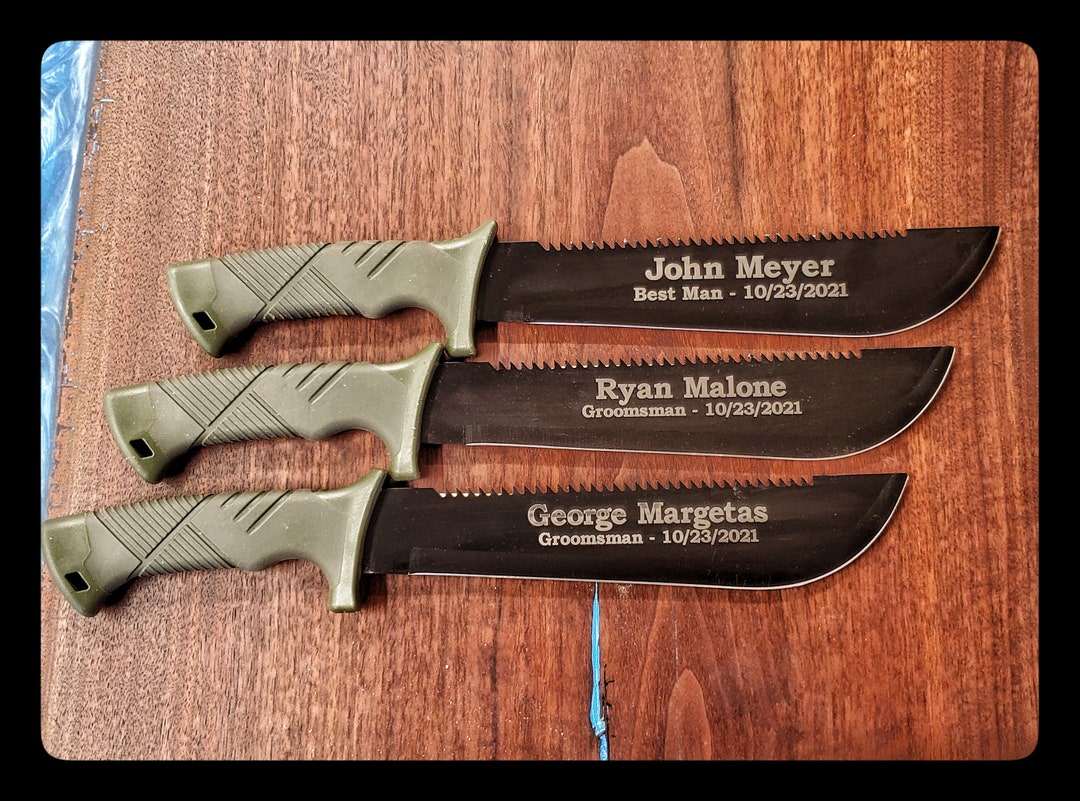 Custom Engraved Machete, Personalized Machete, Custom Engraved Knives ...