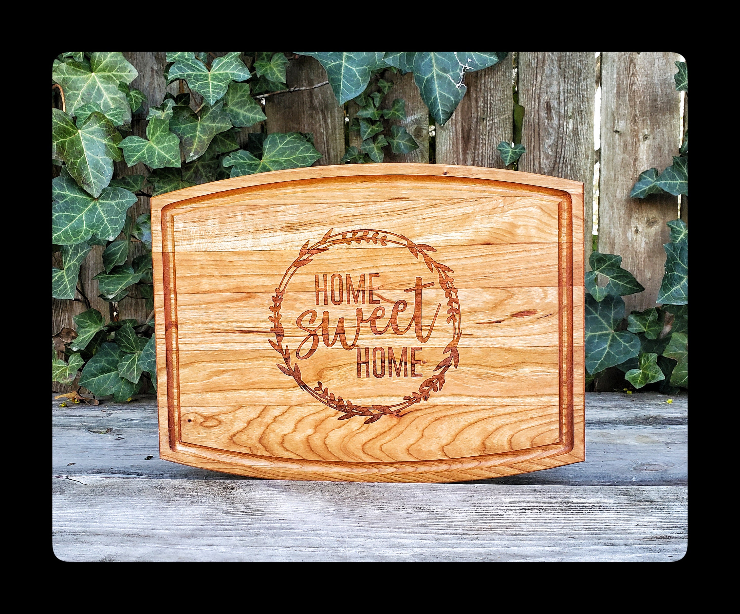 Home Sweet Home Gift Cutting Board Personalized Board - Etsy
