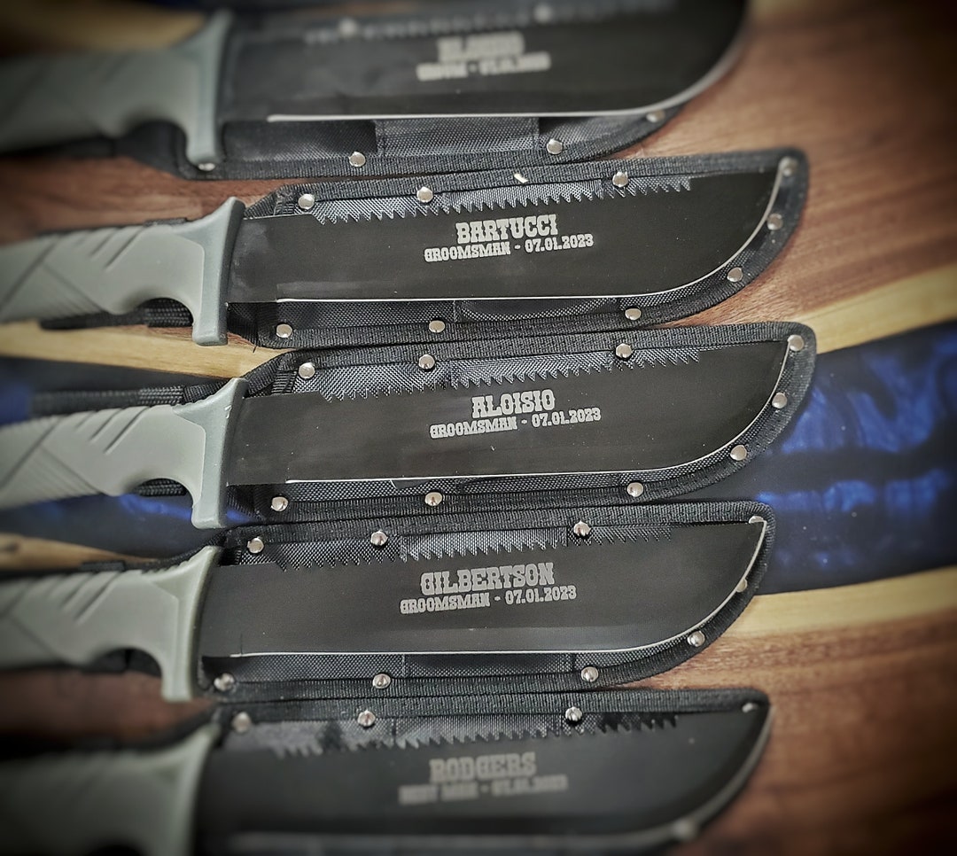 Custom Engraved Machete, Personalized Machete, Custom Engraved Knives ...