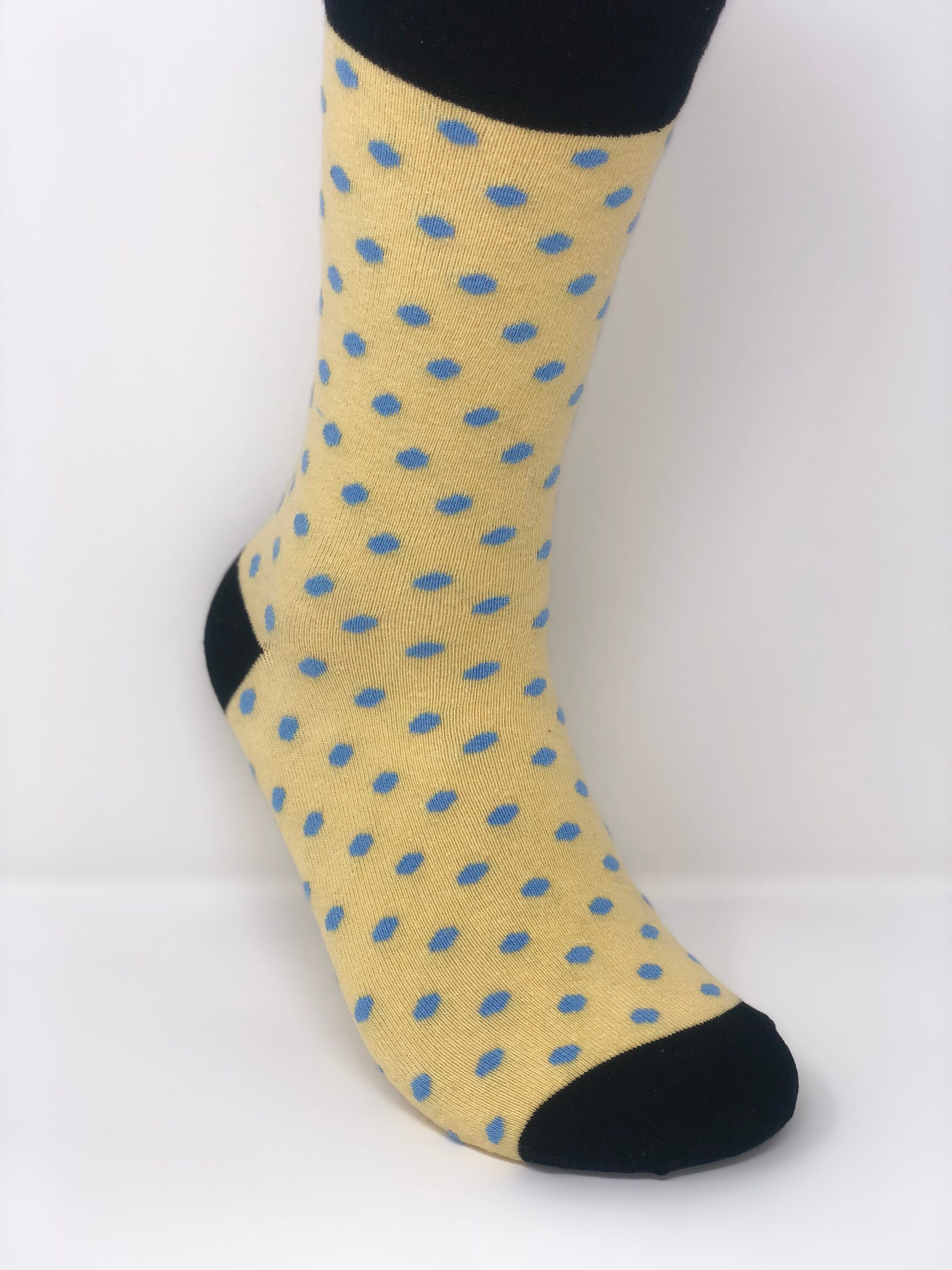 Women Socks Yellow Dots Sock Funky Socks Colorful Cozy Socks Unisex ...