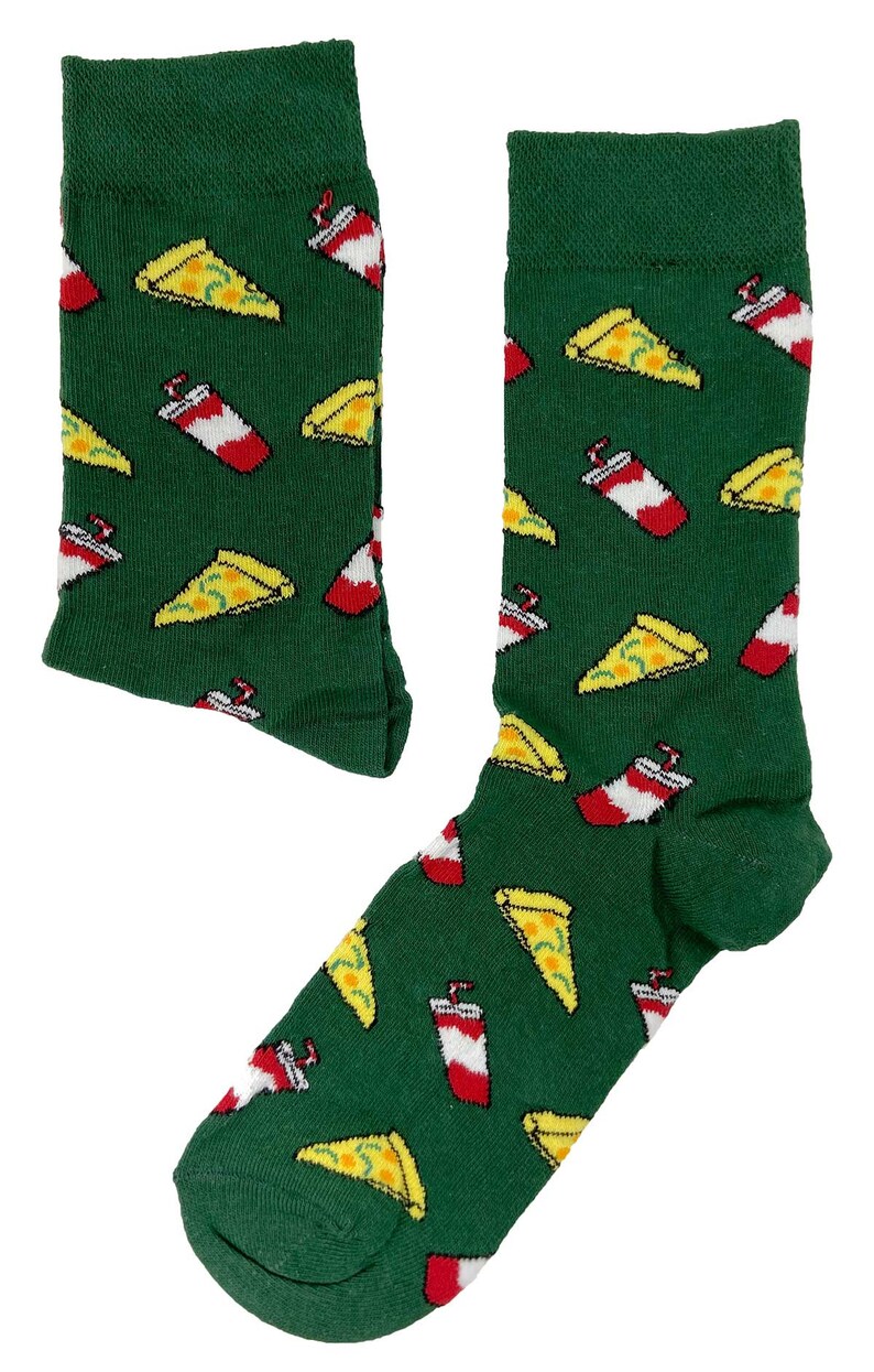 Men Socks Pizza Sock Cotton Man Socks Funky Socks Colorful Cozy Socks ...