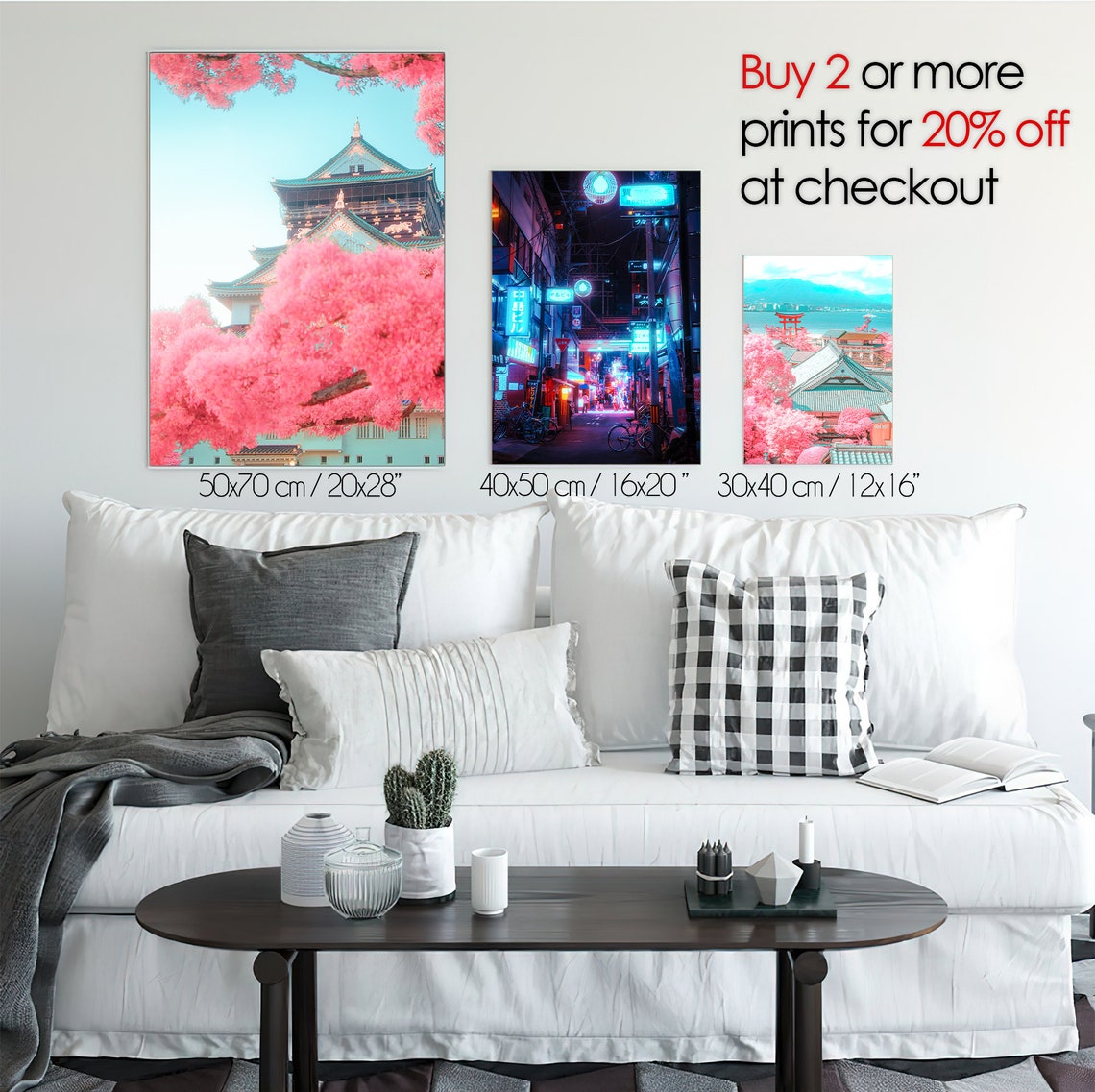 Cyberpunk Poster Neo Osaka Japan Wall Art - Etsy