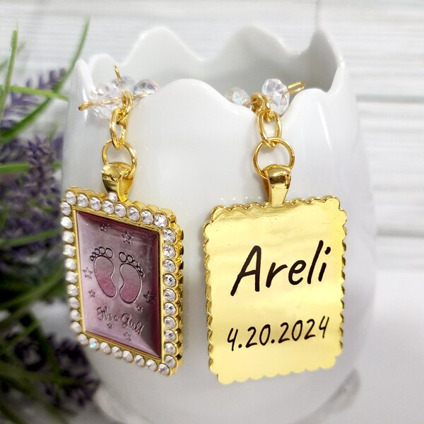 Baby Shower Keychain - Etsy