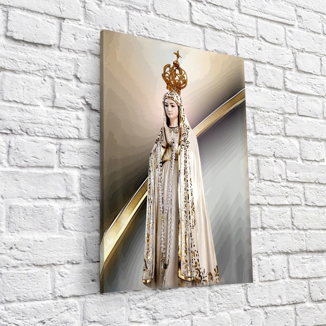 Our Lady of Fatima Canvas Wrap - Etsy
