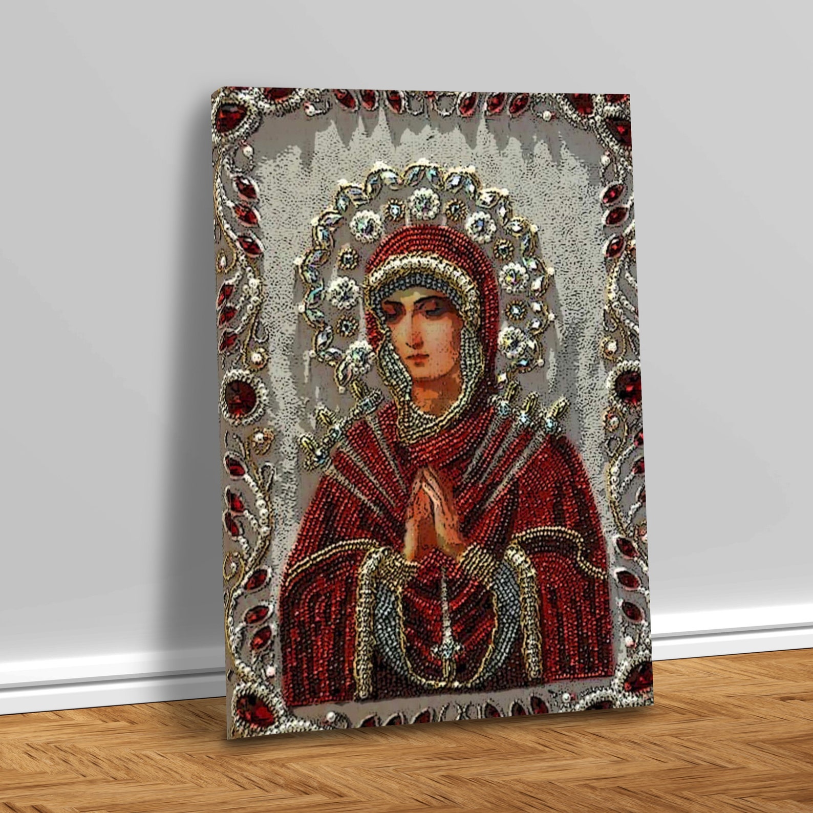 Orthodox Icon of the Virgin Mary red these Are NOT Actual - Etsy