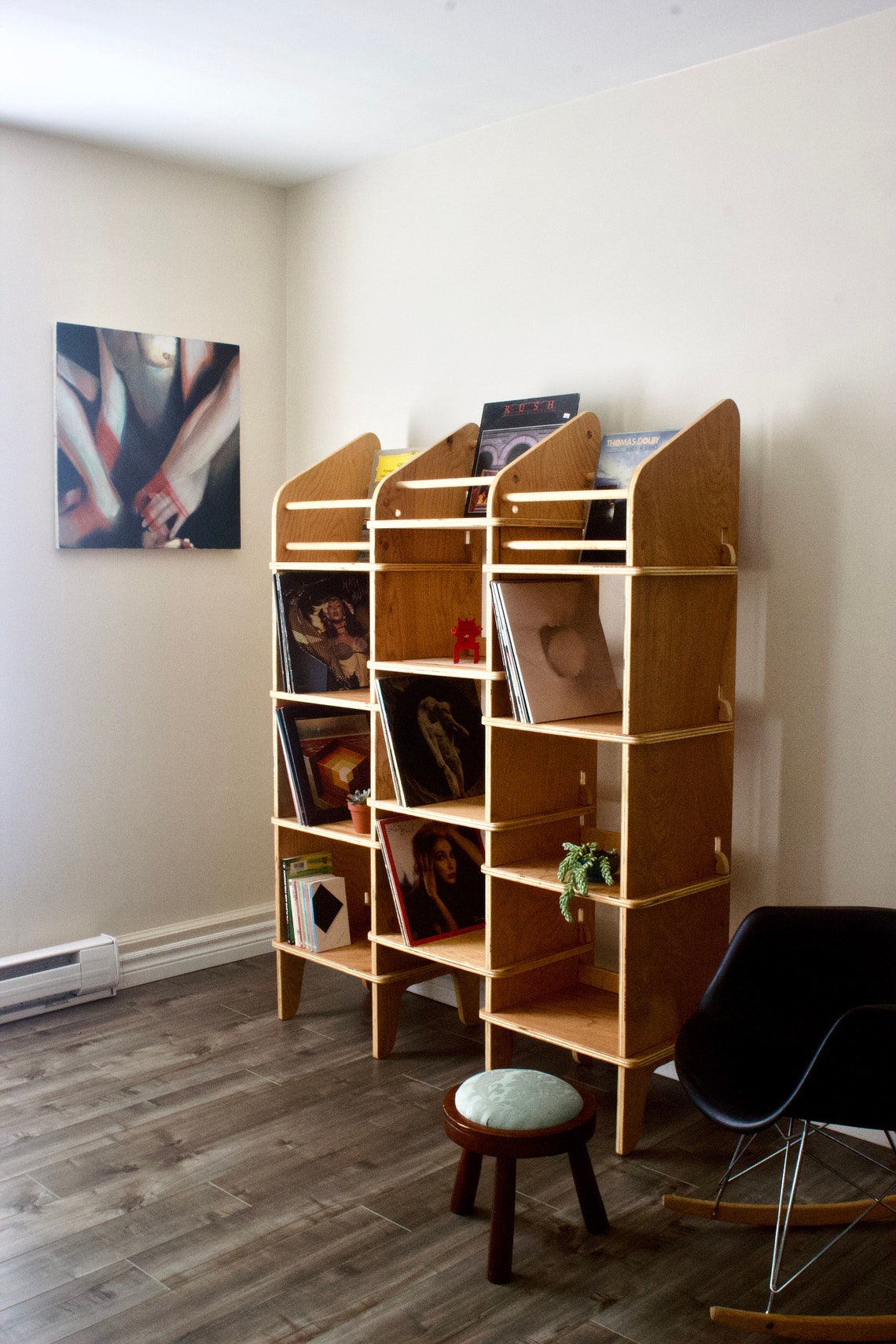 RIFF Vinyl Record Storage and Showcase Shelf // Modular to Expand With ...