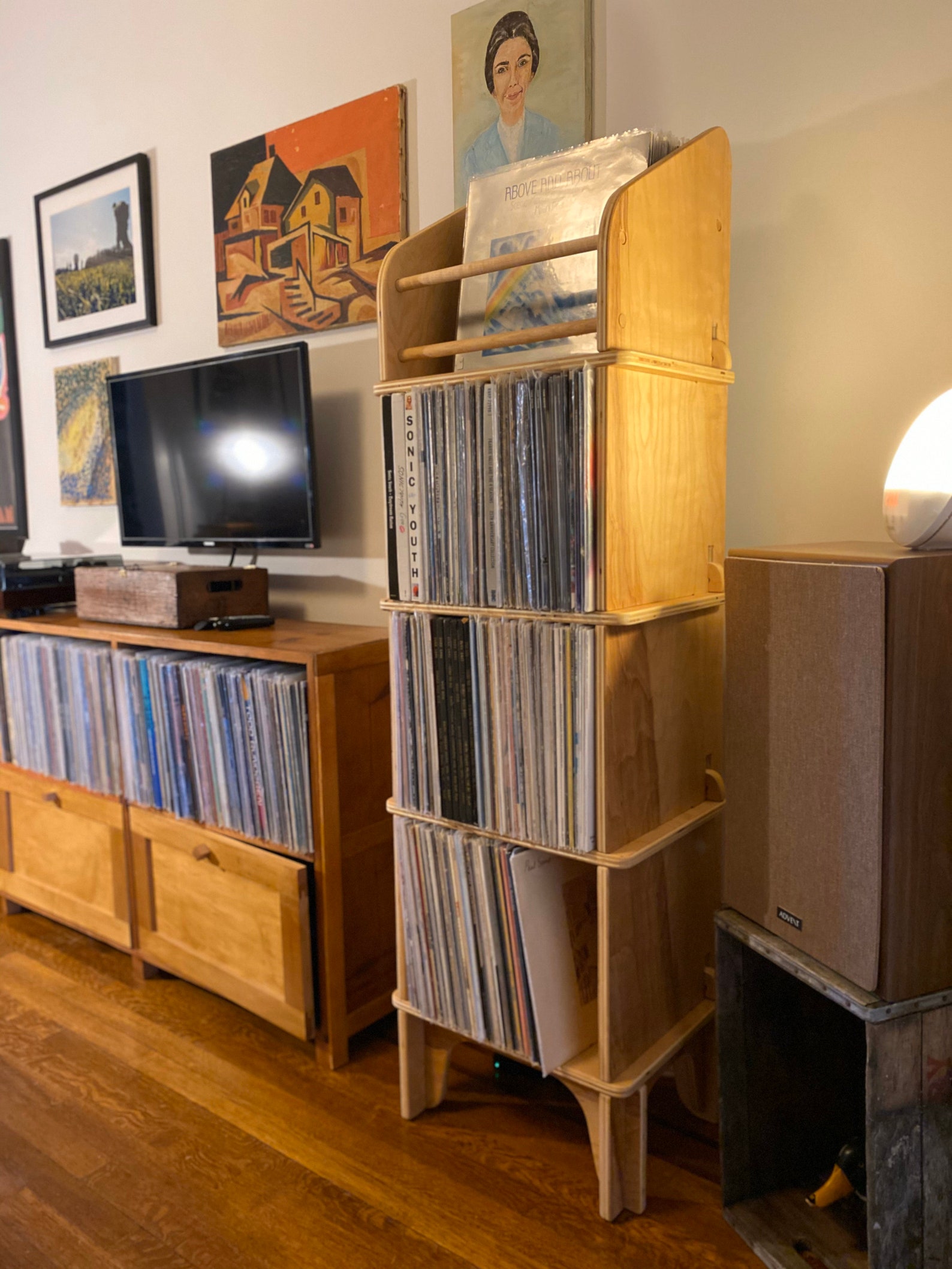 RIFF Vinyl Record Storage and Showcase Shelf // Modular to Expand With ...