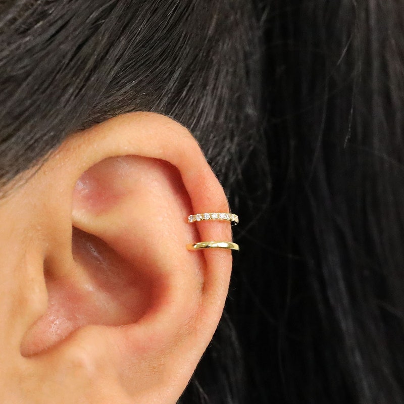Double Ear Pierced Earrings - Etsy