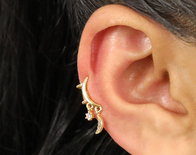 Chain Conch Ear Cuff No Piercing Silver Ear Cuff Conch - Etsy