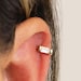 Diamond Rook Baguette Cut Huggie Hoops • Cartilage Hoop Earrings • Tiny ...