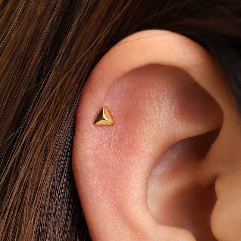 Triangle Earrings - Etsy