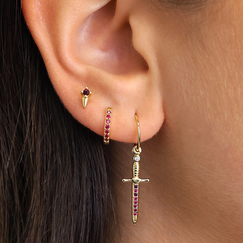 Edgy Earrings - Etsy