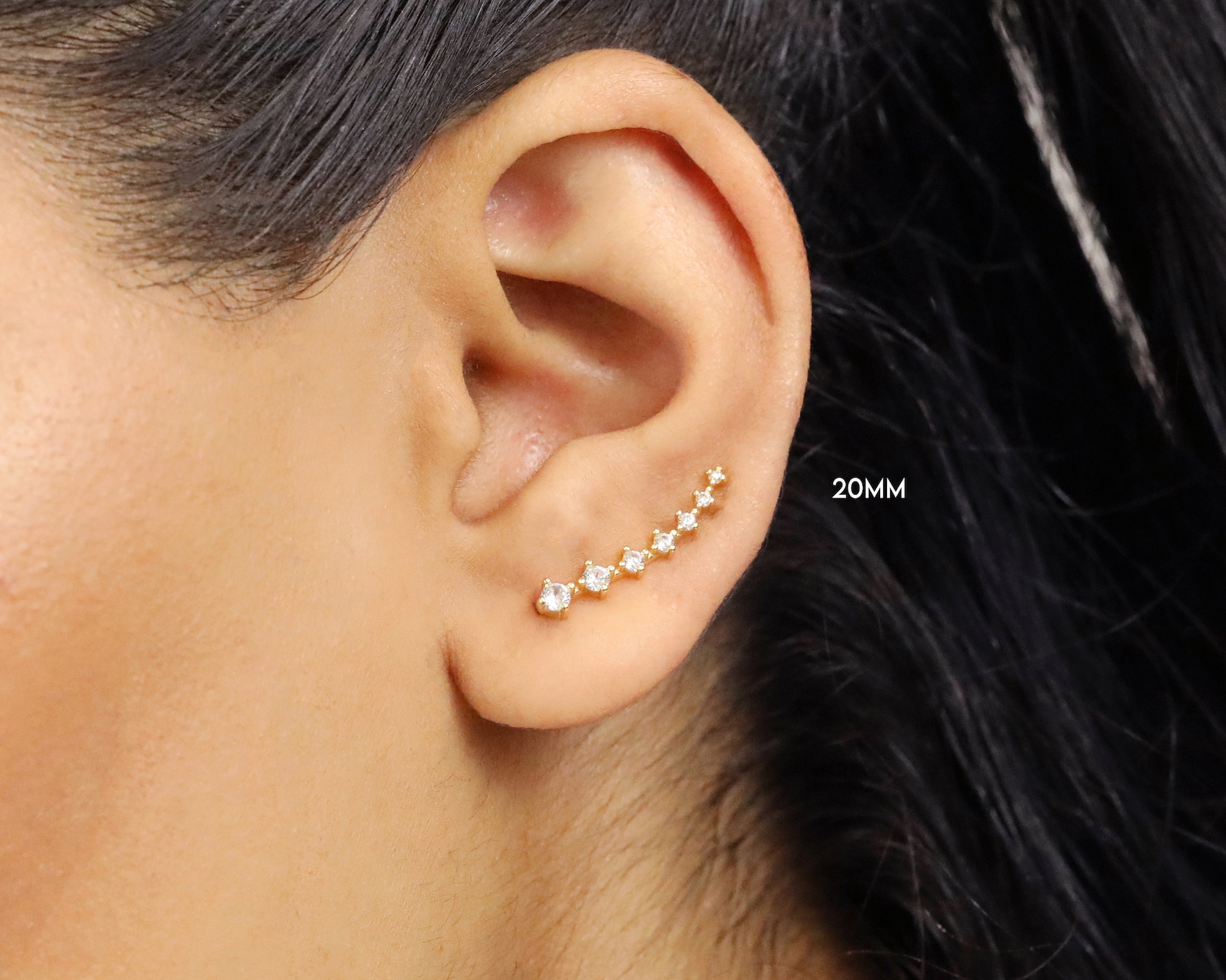 Ear Climbers Ear Climber Ear Crawler Minimalist Earrings - Etsy