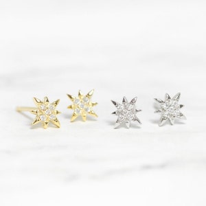 Star Dangle Earring Stack • Gift for Her • Bridesmaid Gift • Mothers ...