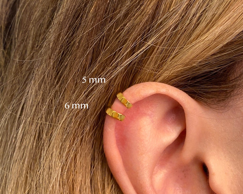 18G Simple Cartilage Hoop Earrings tragus earrings tiny | Etsy