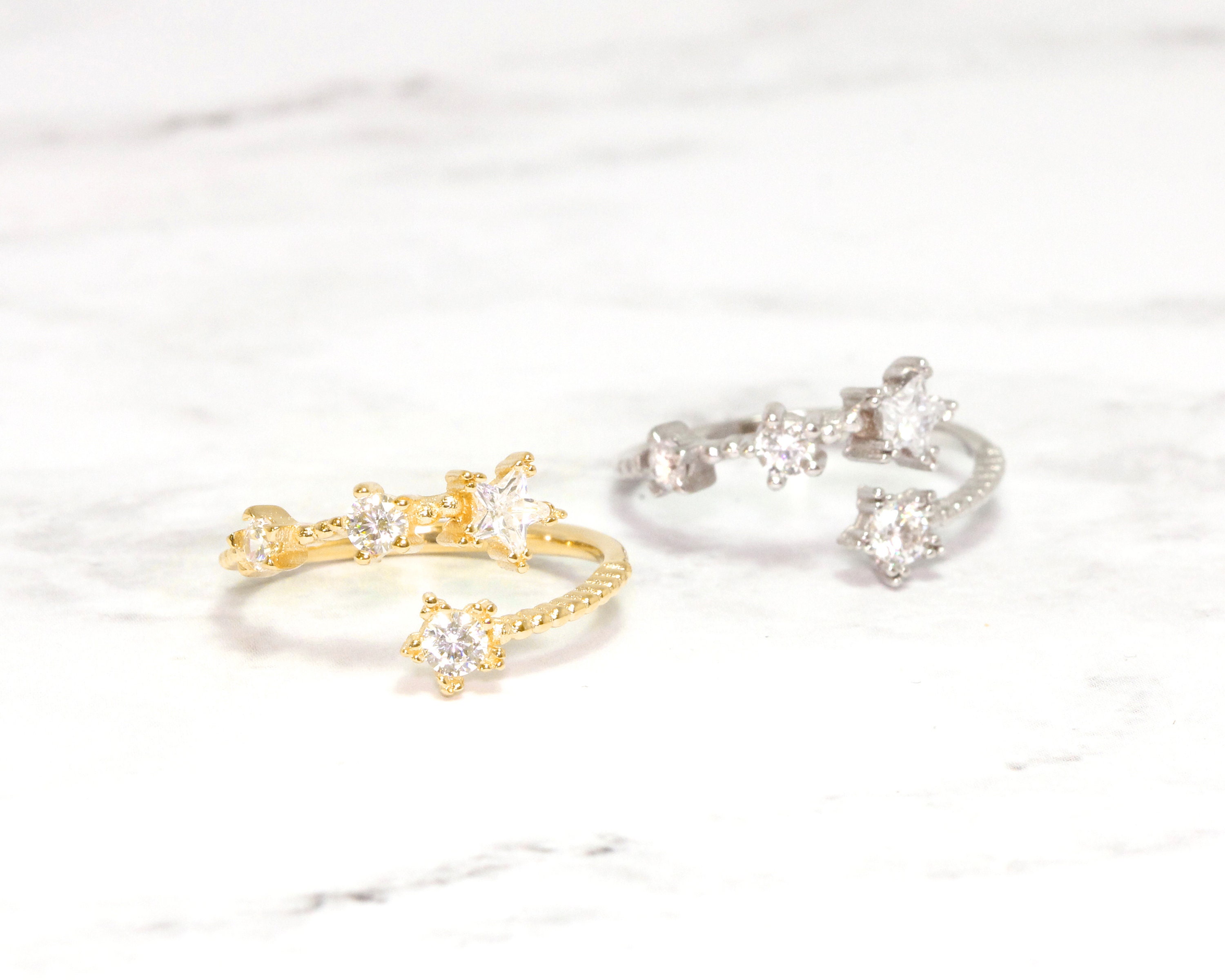 Star Rings for Women • Dainty Ring • Star Ring • Minimalist Ring ...