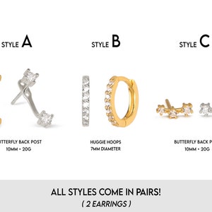 Dainty Everyday Ear Stack Set • Gift for Her • Bridesmaid Gift ...