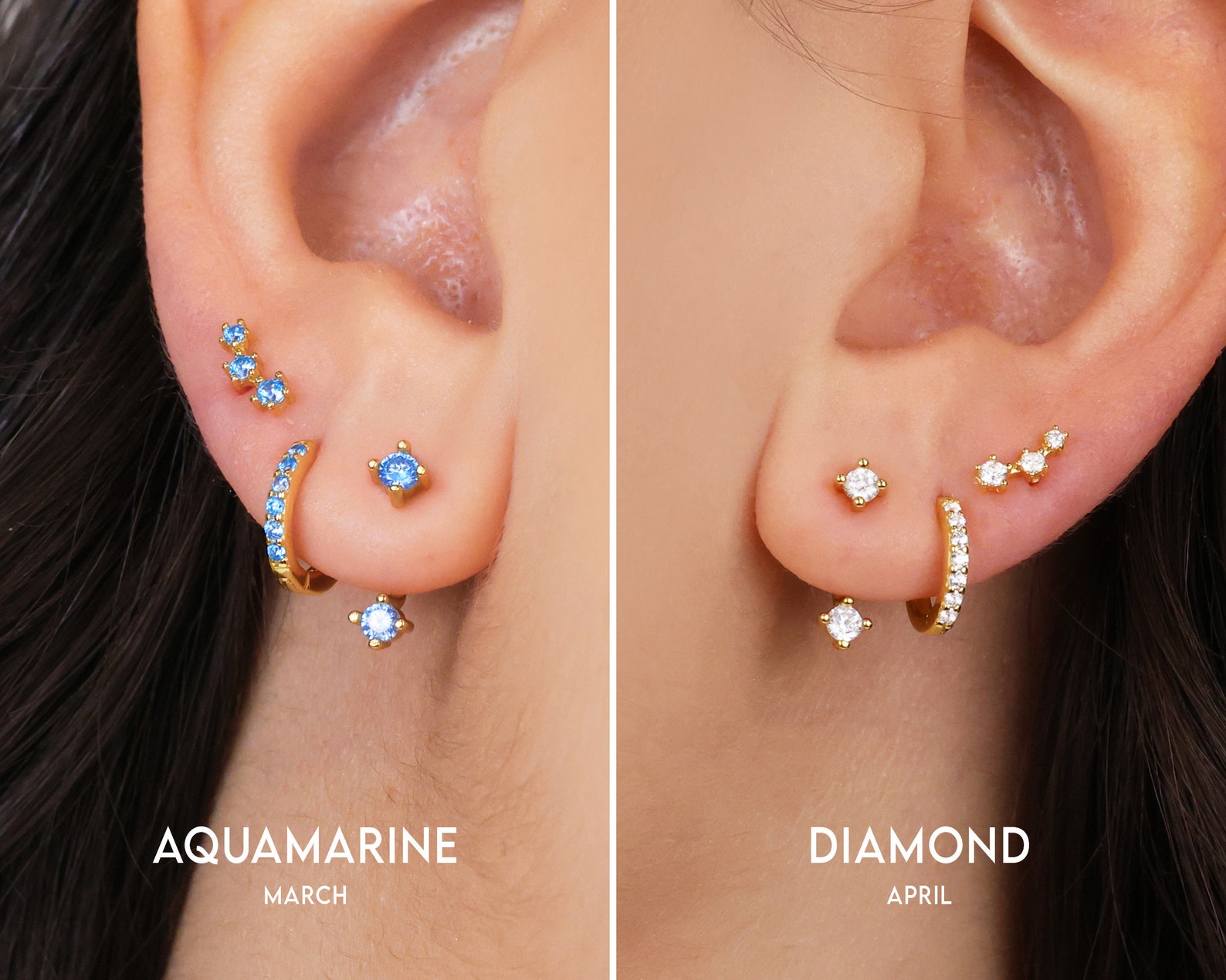 Dainty Everyday Ear Stack Set Gift for Her Bridesmaid Gift - Etsy