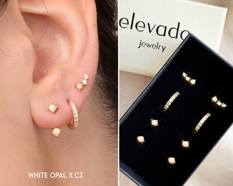 Dainty Everyday Ear Stack Set Gift for Her Bridesmaid Gift - Etsy