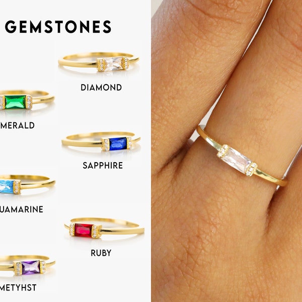 Simple Diamond Ring - Etsy