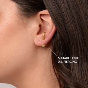 Snake Front Back Stud Earrings Serpent Ear Jacket Unique - Etsy