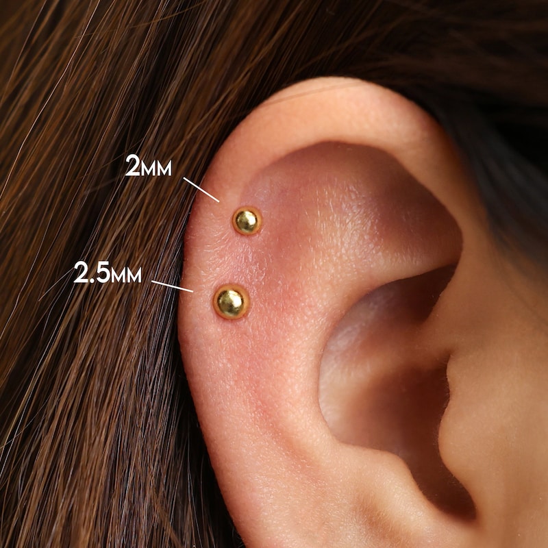 Plain Flat Back Stud - Etsy