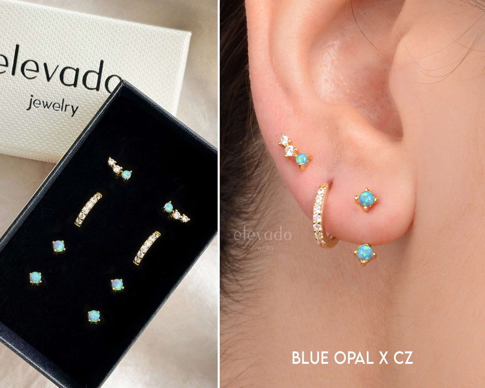 Dainty Everyday Ear Stack Set Gift for Her Bridesmaid Gift - Etsy