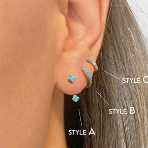 Turquoise Front Back Earring Gift Set • Turquoise Jewelry • Gift Ready ...