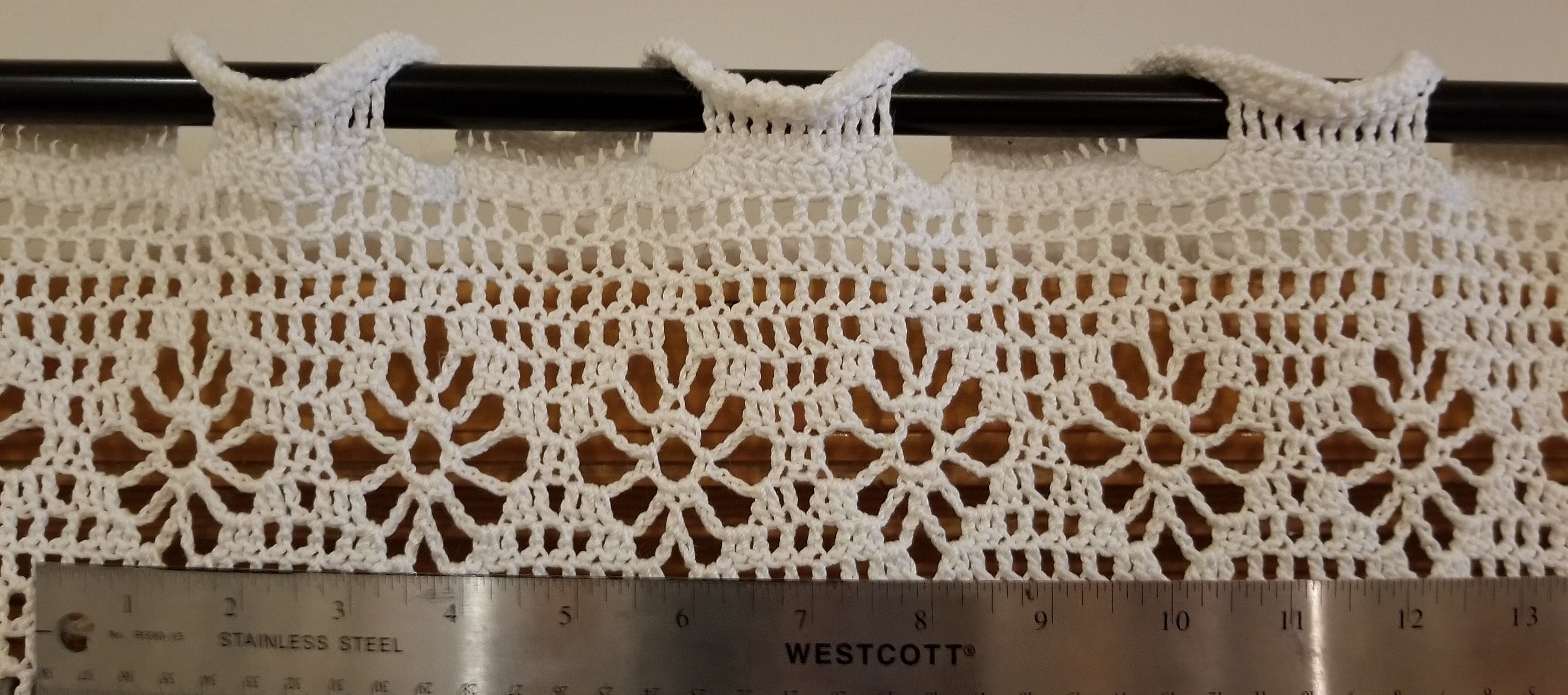 Pattern: Elegant Vintage Style Crochet Valance - Etsy