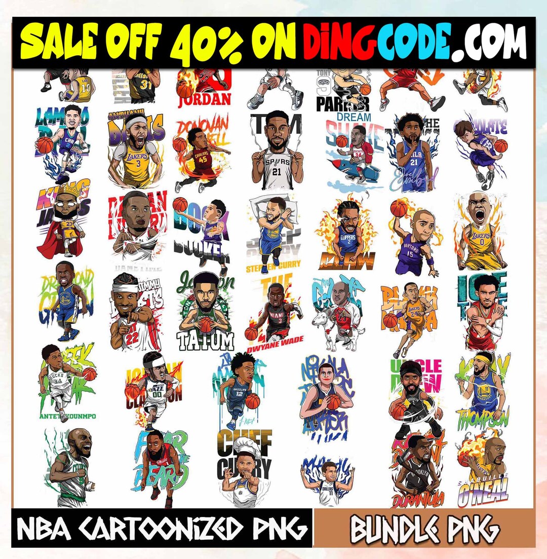 Basketball Clipart, Nba Stars Bundle, Cute Kids, Basketball Champion ...