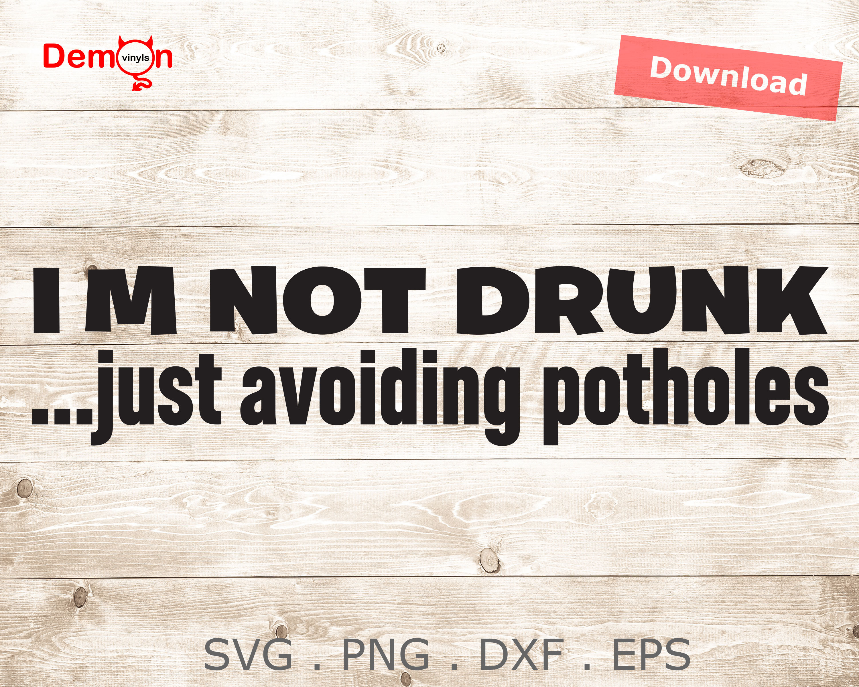 Not Drunk Avoiding Potholes Funny Jdm Svg Eps Png Dxf Instant Etsy