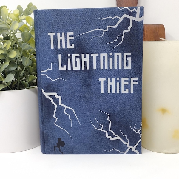 Percy Jackson Lightning Thief Book Cover - Etsy