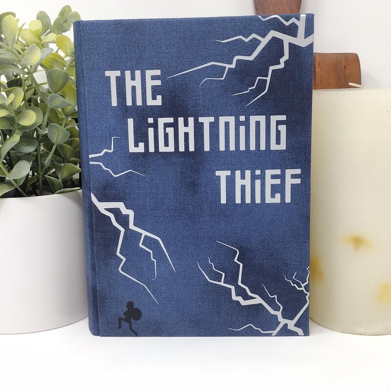 Percy Jackson Lightning Thief Book Cover - Etsy