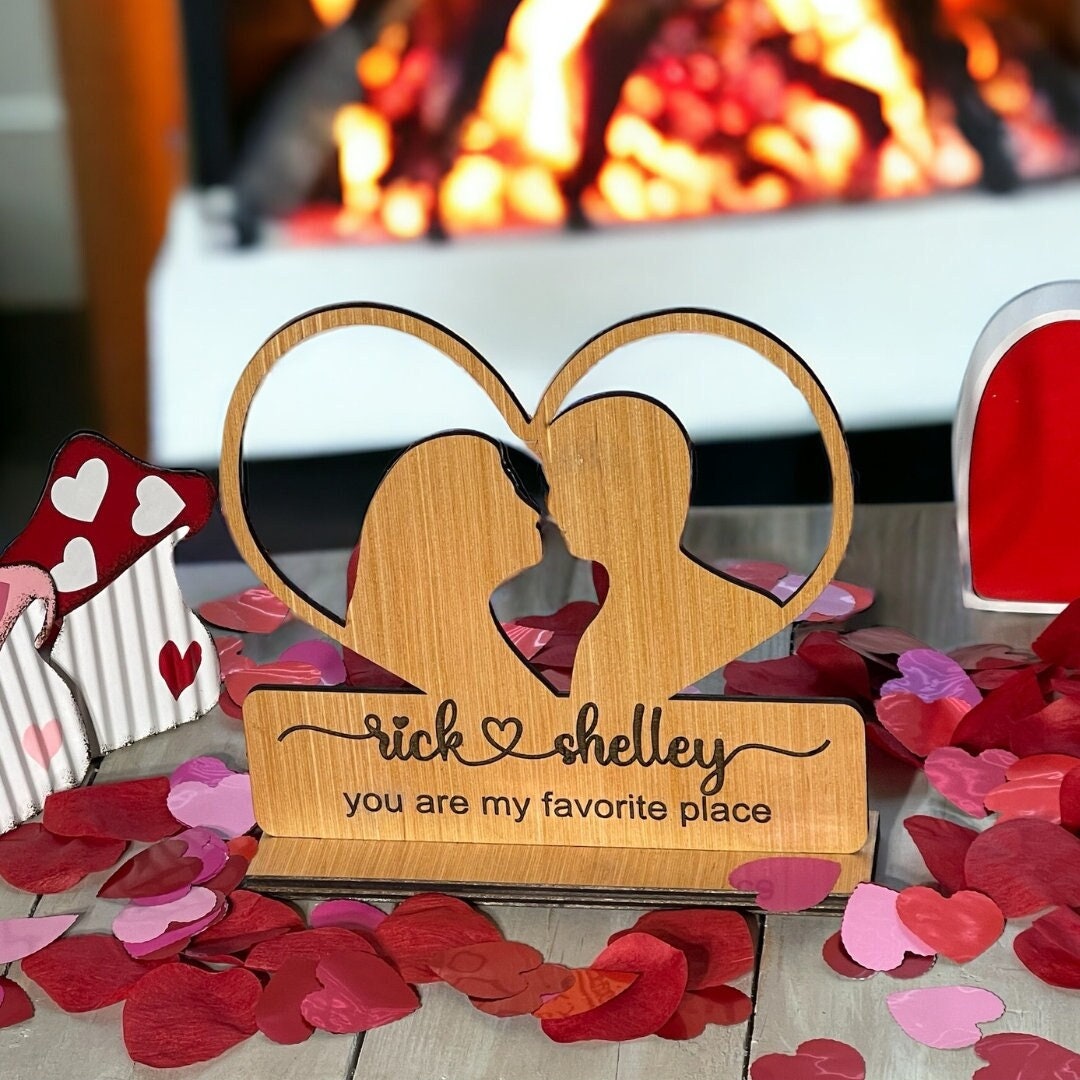 Personalized Couples Valentine Sign, Romantic Gift for Couples ...