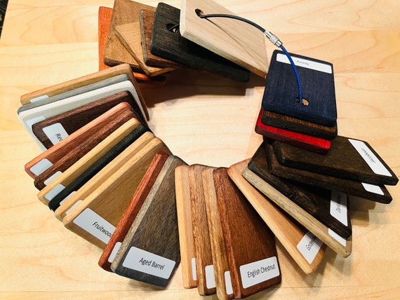 Alder Real Wood Stain Sample Set for Contractors or Home - Etsy