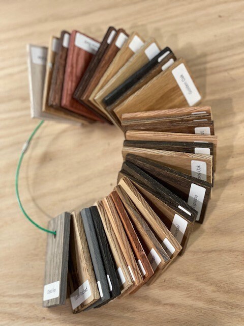 Real Wood Stain Sample Set for Contractors or Home Designers - Etsy