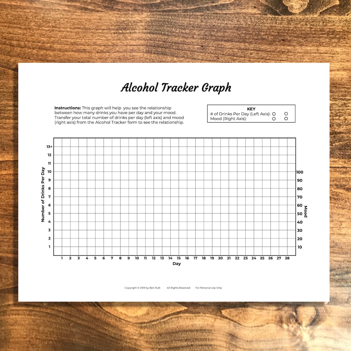 Printable Alcohol Tracker - Etsy UK