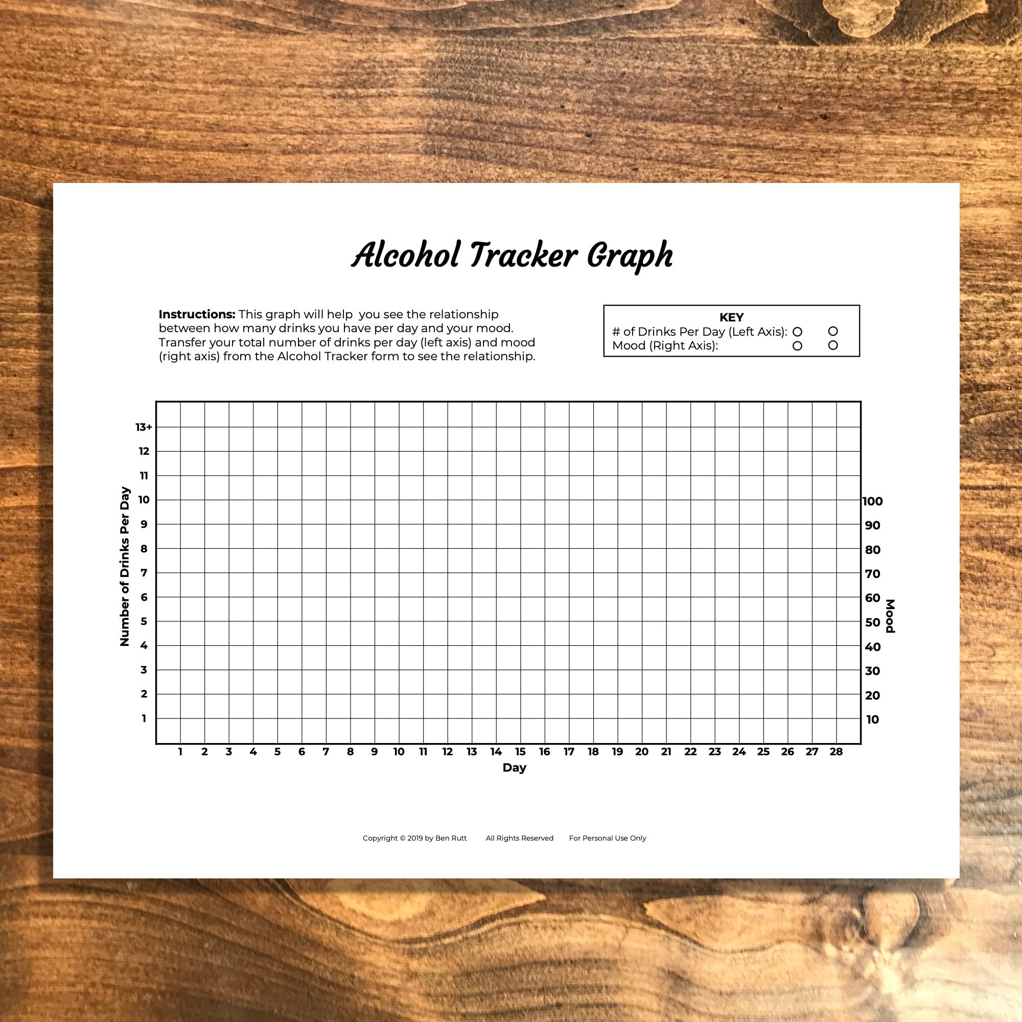 Printable Alcohol Tracker - Etsy