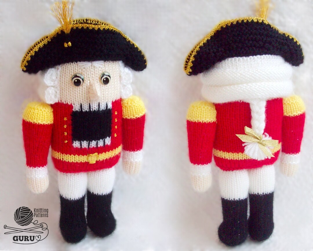 K060 Knitting Pattern - Nutcracker Knitted Toy Fairy Tale, Christmas ...