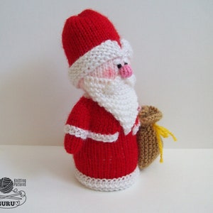 K028 Knitting Pattern - Small Santa Claus or Father Frost Christmas ...