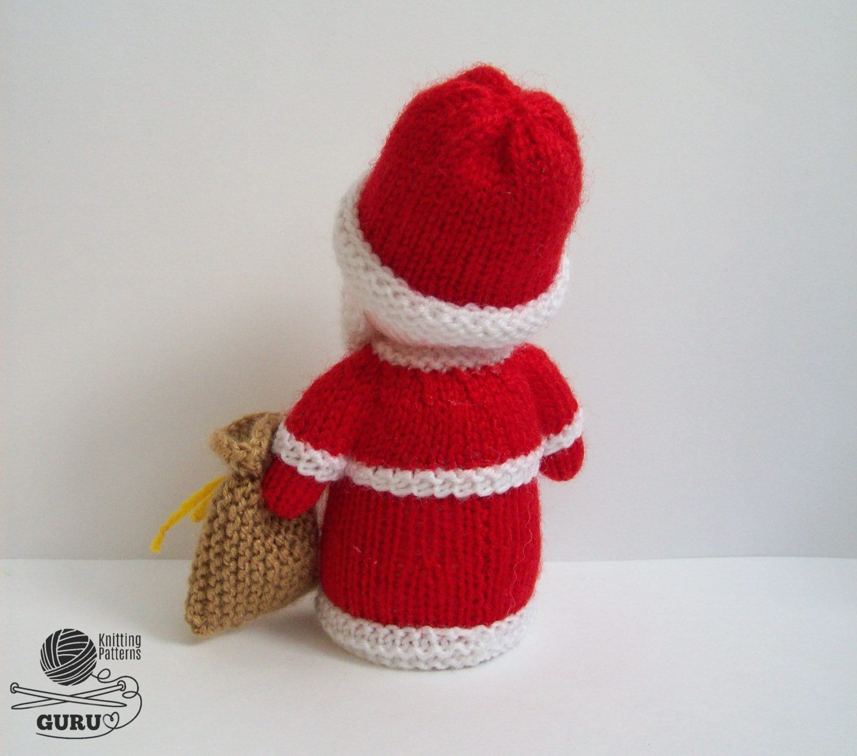 K028 Knitting Pattern - Small Santa Claus or Father Frost Christmas ...